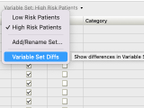 Variable Sets Different Model Inputs Same Model